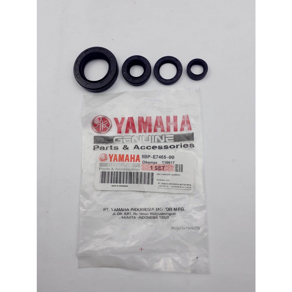 Jual Seal Sil Komplit Yamaha Scorpio - Scorpio Z 5BP-E7465-00 | Shopee Indonesia