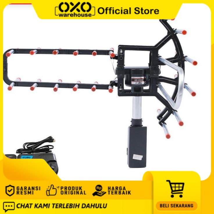 Jual NIKO NK-850C / NK-950C Antena TV Digital DVBT2 Outdoor UHF VHF ...