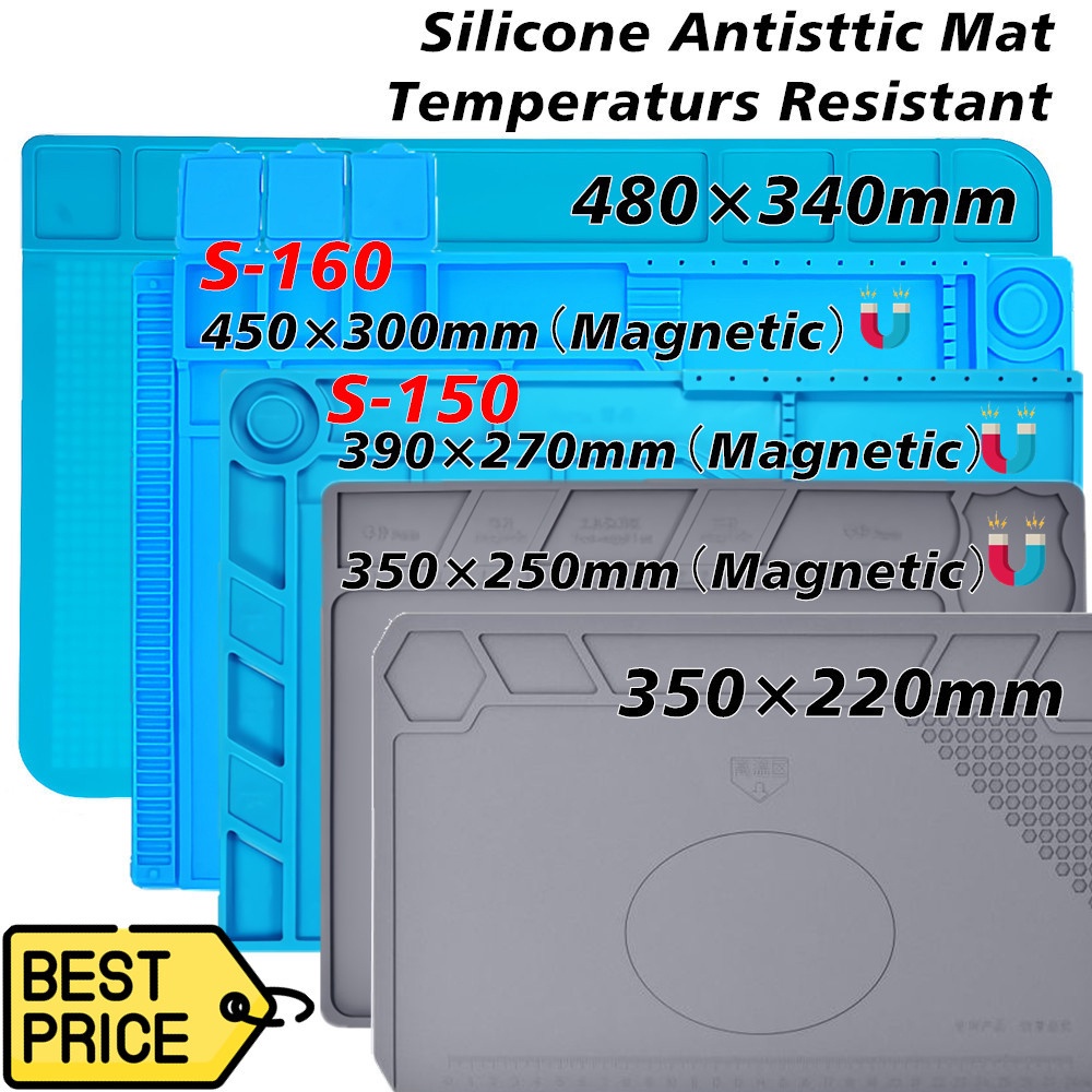 Jual Alas Matras Solder Silikon Anti Static Silicone Pad Mat Soldering ...