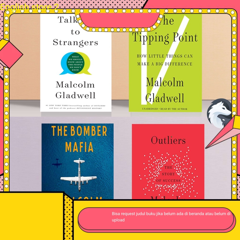 Jual (Eng) Malcolm Gladwell Books Collection (Talking to Strangers ...