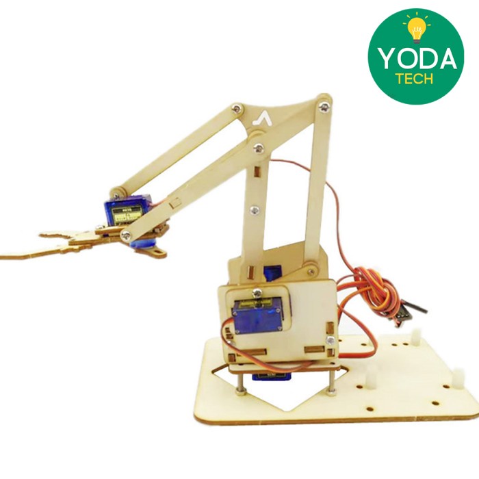 Jual Mini Crane / Robotic Arm /Tangan Robot Module Rakitan DIY ASSEMBLY ...