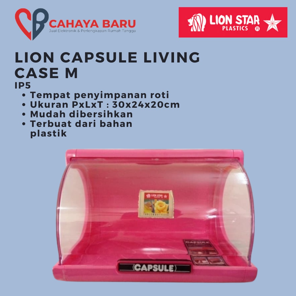 Jual LION STAR CAPSULE LIVING CASE M IP5 | Shopee Indonesia