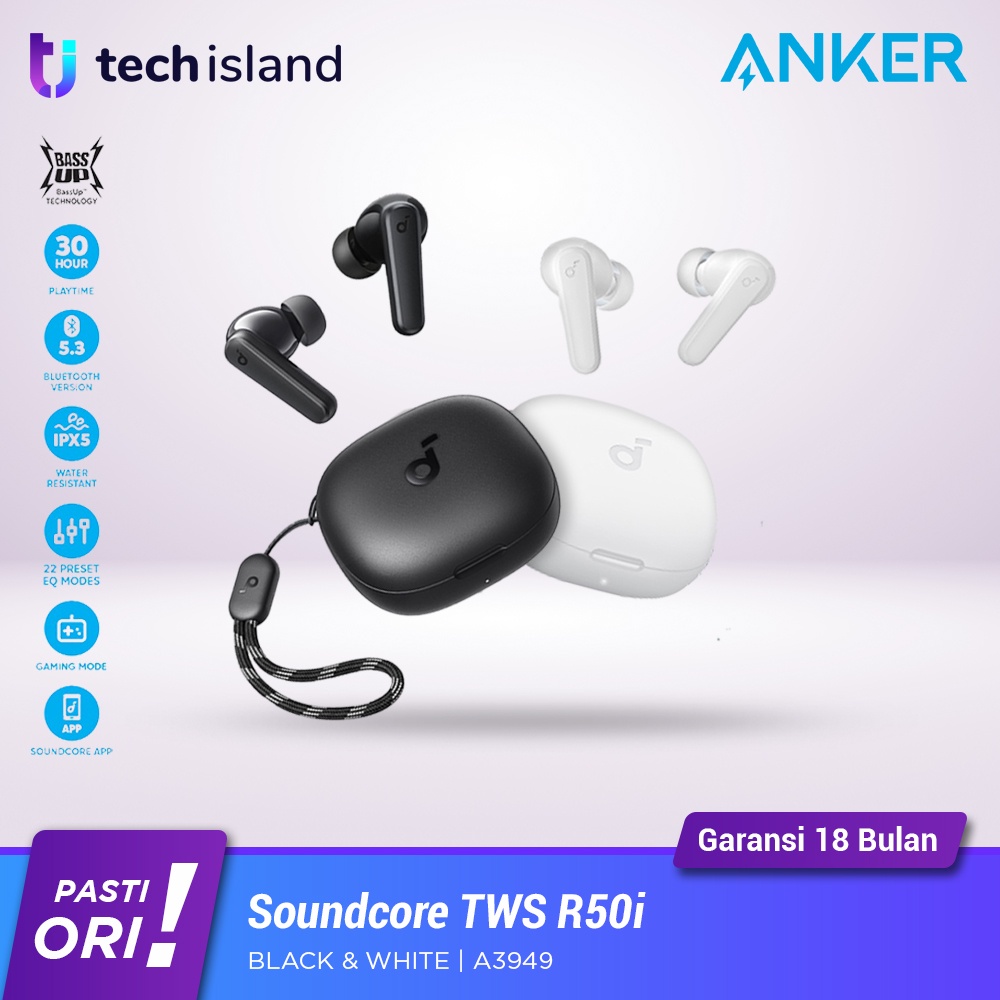 Jual Anker TWS Soundcore R50i Earphone Bluetooth Gaming Mode Low ...
