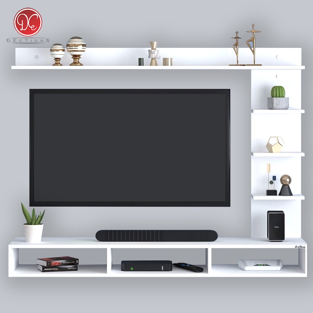 Jual Dections Set Furniture Rak TV Dinding Minimalis / Meja TV Tempel ...
