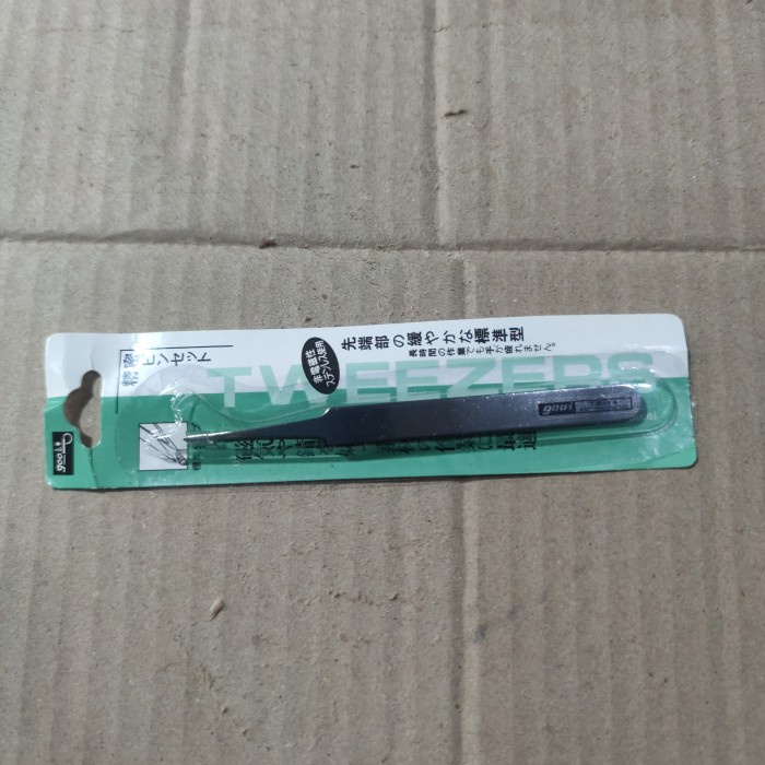 Jual Pingset pinset elektronik stainless steel / penjepit komponen ...