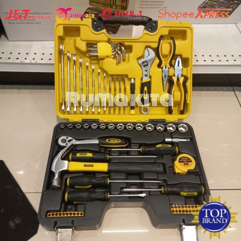 Jual Krisbow mechanic tool kit kunci set perkakas mekanik 78 pcs | Shopee Indonesia