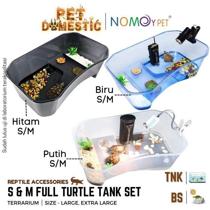 Jual TURTLE TANK S & M KANDANG AQUARIUM VIVARIUM TEMPAT EMBER BAK ...