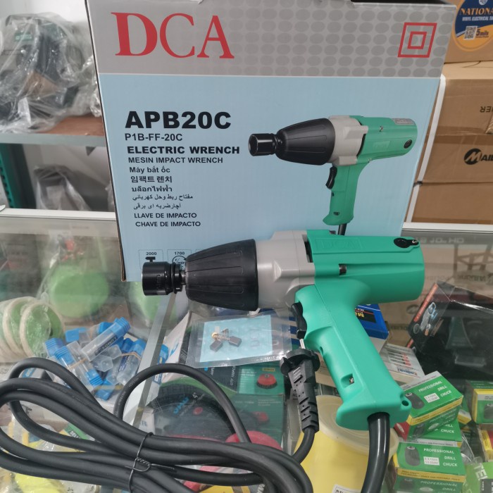Jual DCA APB20C MESIN IMPACT WRENCH LISTRIK MESIN BUKA BAUT ELEKTRIC IMPAK | Shopee Indonesia