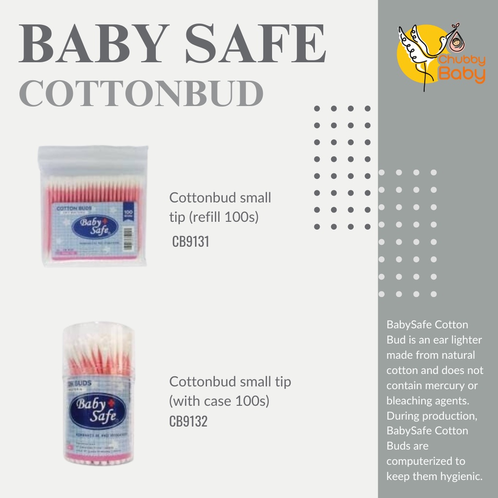 Jual Baby Safe Cotton Buds Small Tip | Shopee Indonesia