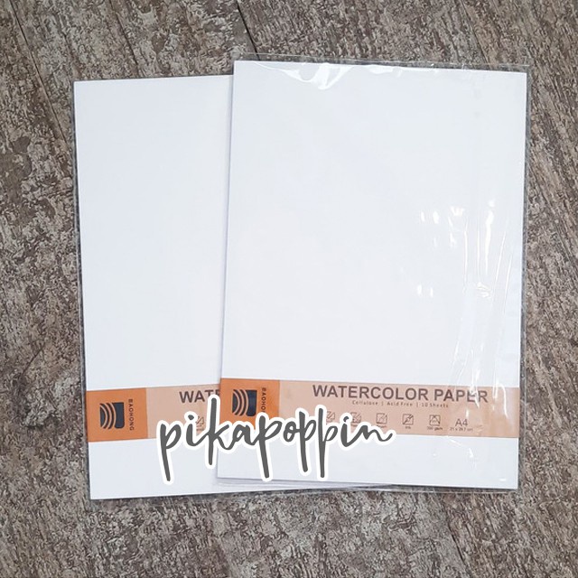Jual Kertas Cat Air Lukis Baohong Cellulose Watercolor Paper A4 A5 A6 | Shopee Indonesia