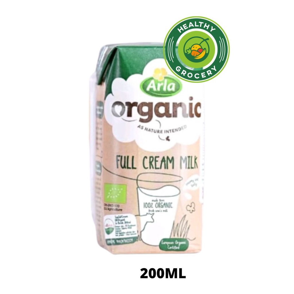 Jual Arla Susu UHT Organic Full Cream 200ml | Shopee Indonesia