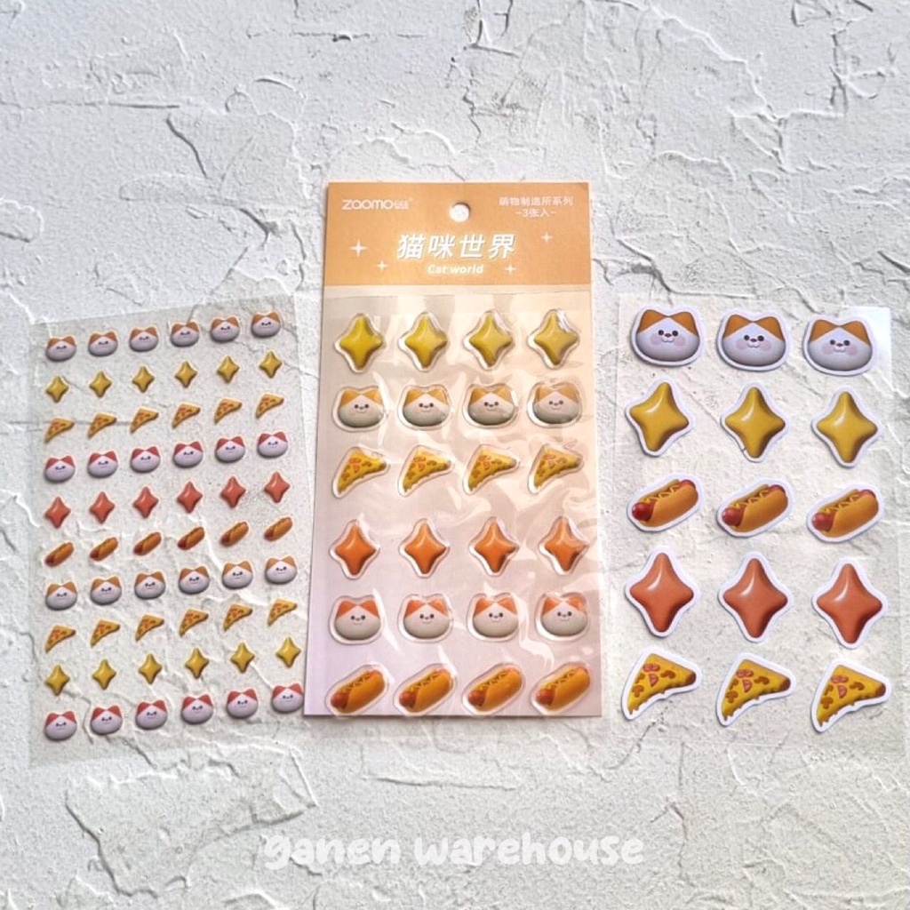 Jual [GW] Sticker 3 Lembar Kawai Korean Stiker Deco | Shopee Indonesia