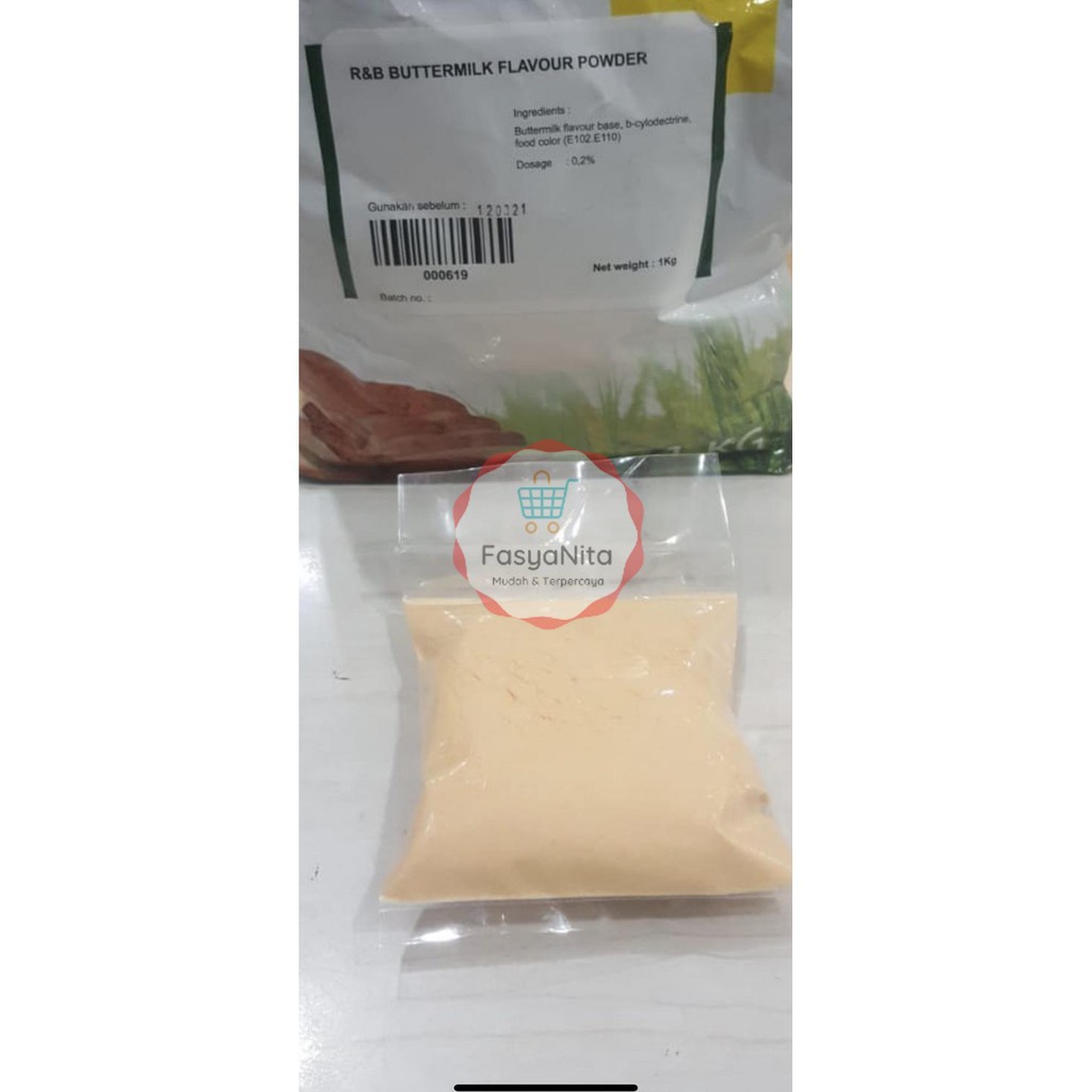 Jual Buttermilk powder R&B 100gr butter milk flavor powder / bubuk ...