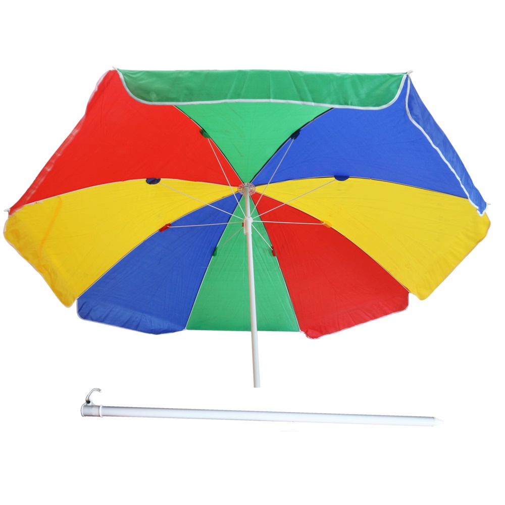 Jual payung besar jualan Payung Pantai Pelangi / Payung Warung Pedagang ...