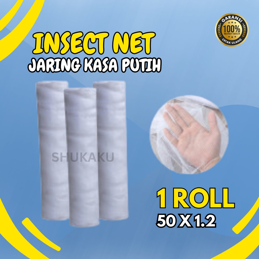 Jual JARING KASA PUTIH / INSCENET (1M X 50M) 1 ROLL | Shopee Indonesia