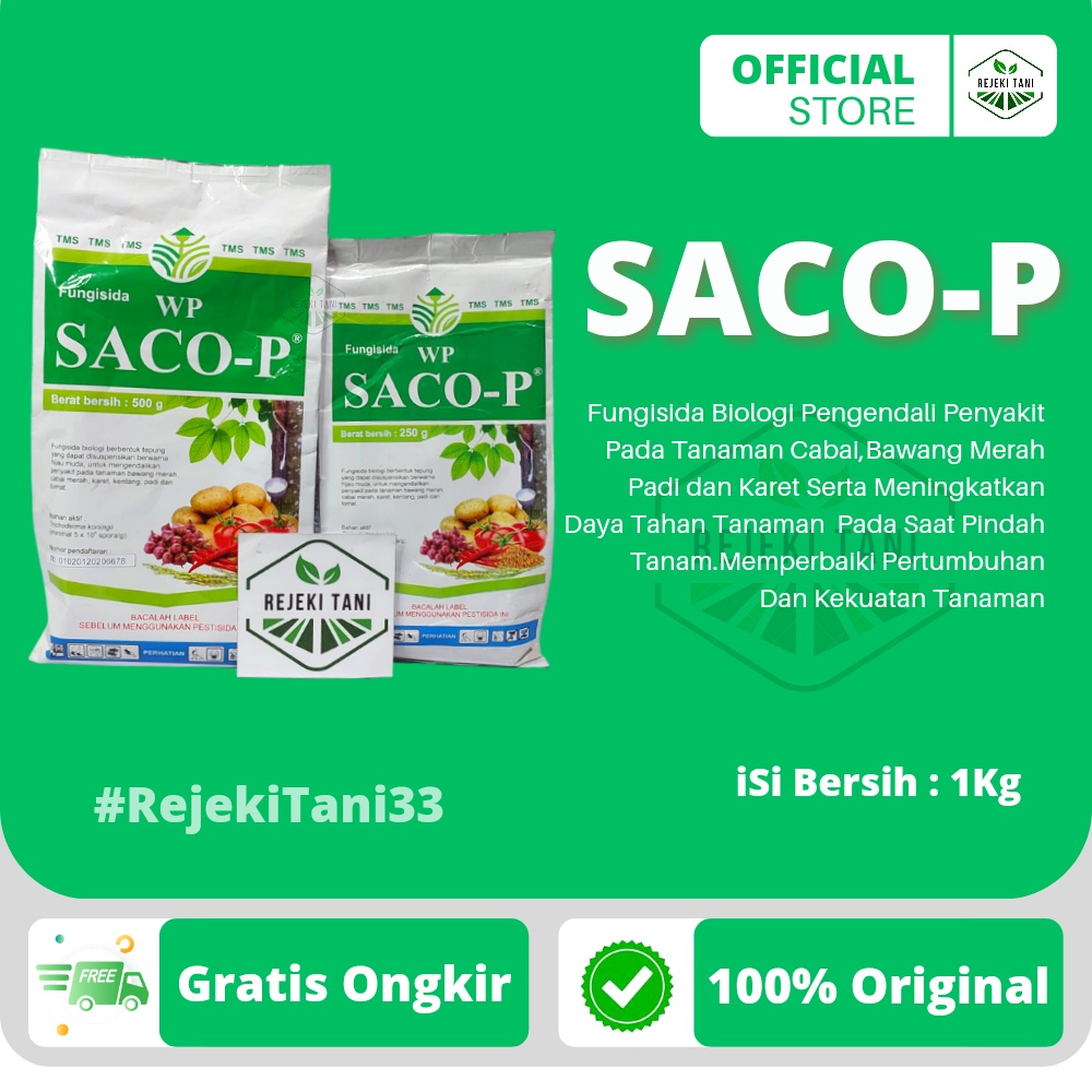 Jual Trichoderma Super SACO-P 1Kg Fungisida Biologi Untuk Mengendalikan ...