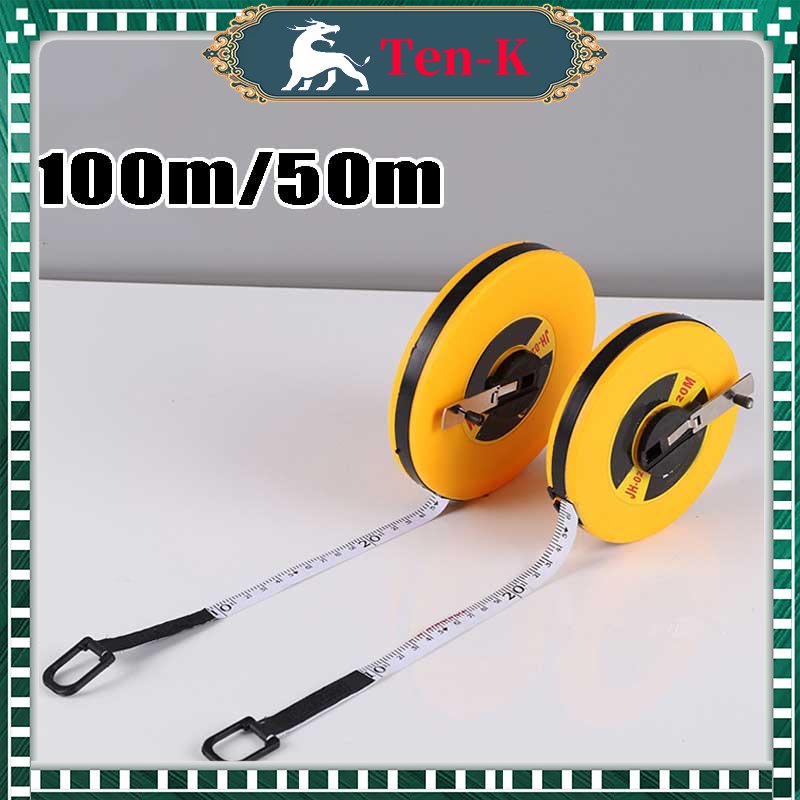 Jual Meteran Fiber Meteran Tanah Meteran Fiberglass 50 100 Meter ...