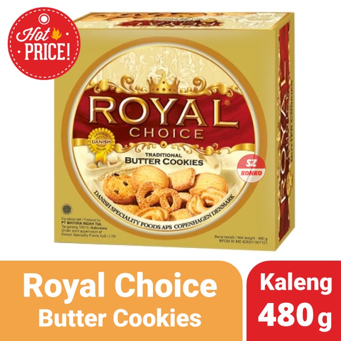 Jual ROYAL CHOICE Kaleng 480 gr - Biskuit Butter Cookies 480g | Shopee ...