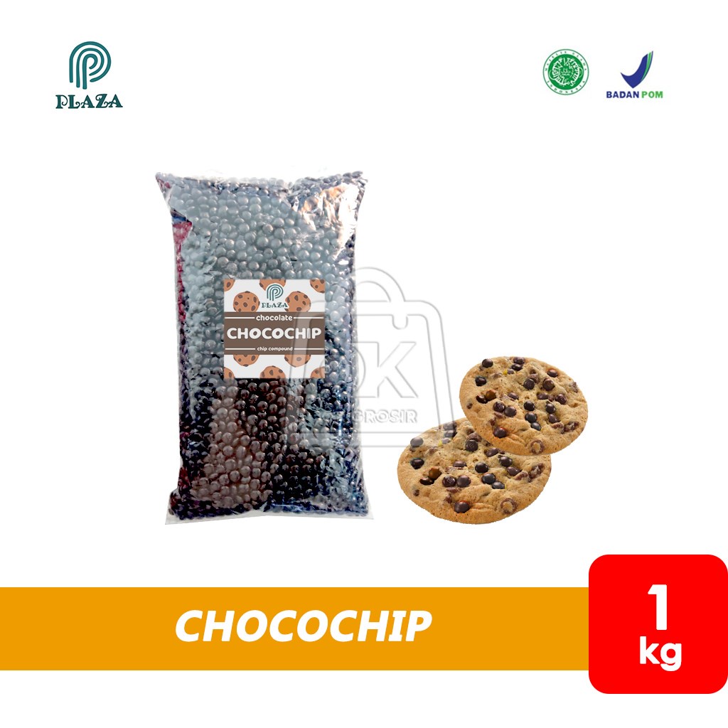Jual Chocochip Plaza Chocolate Choco Chips Coklat Topping (1 Kg) | Shopee Indonesia