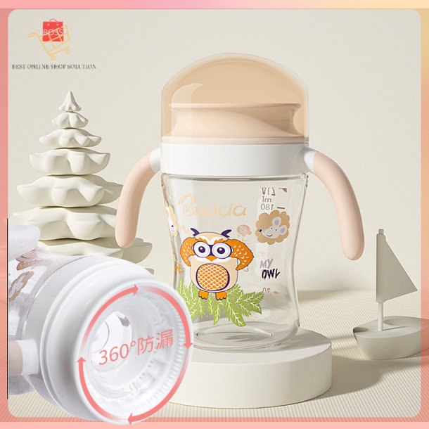 Jual 360° Sipper Cup dengan Gagang 210ml TRITAN Anti Pecah Anti Tumpah ...