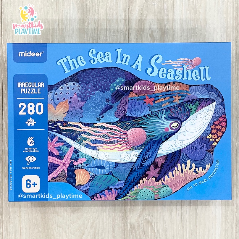Jual Mideer Animal Shaped Puzzle - The Sea In A Seashell Mainan Edukasi ...