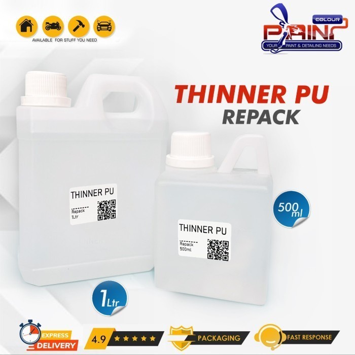 Jual Thinner PU Polyurethane Liter Ecer Kemasan Botol - 1 L | Shopee Indonesia