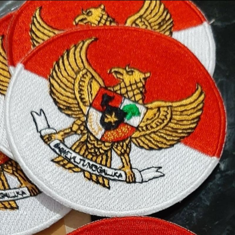 Jual Bordir Patch Emblem Badge Bet Logo Atribut Bordir Embroider Komputer Burung Garuda ...
