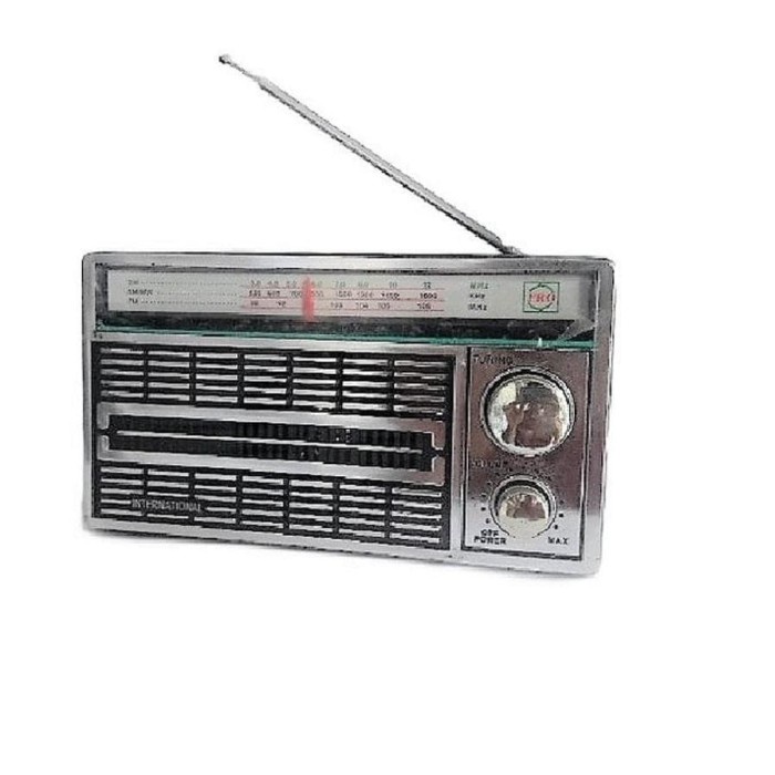 Jual Radio box jadul International F-4250 Radio portable | Shopee Indonesia