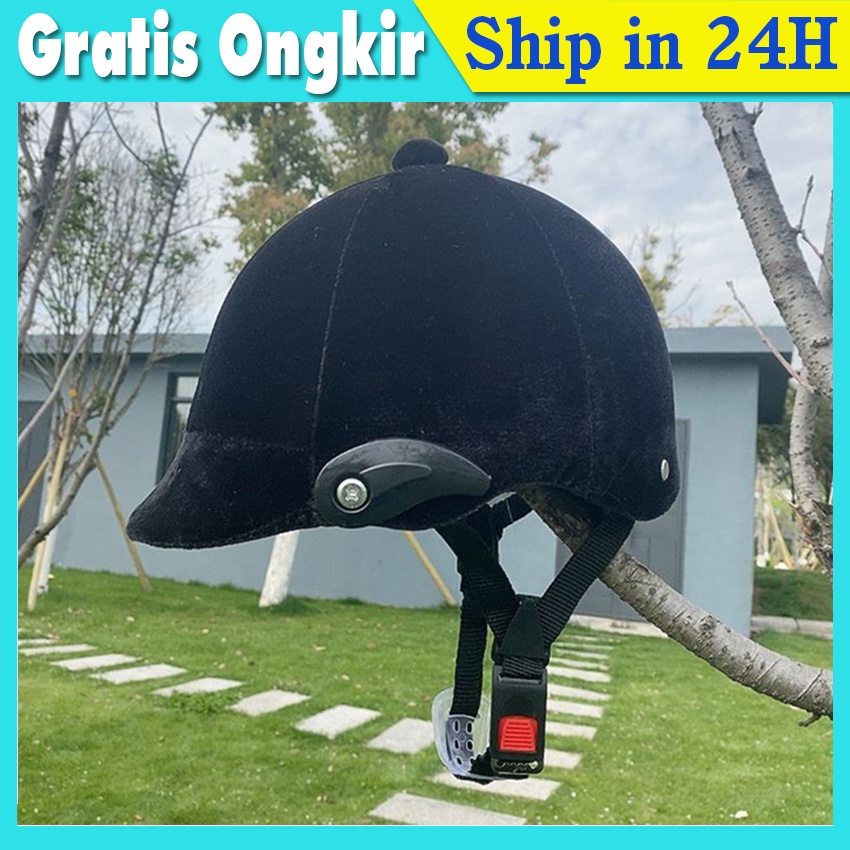 Jual Helm Berkuda Horse Riding Helmet Black | Shopee Indonesia