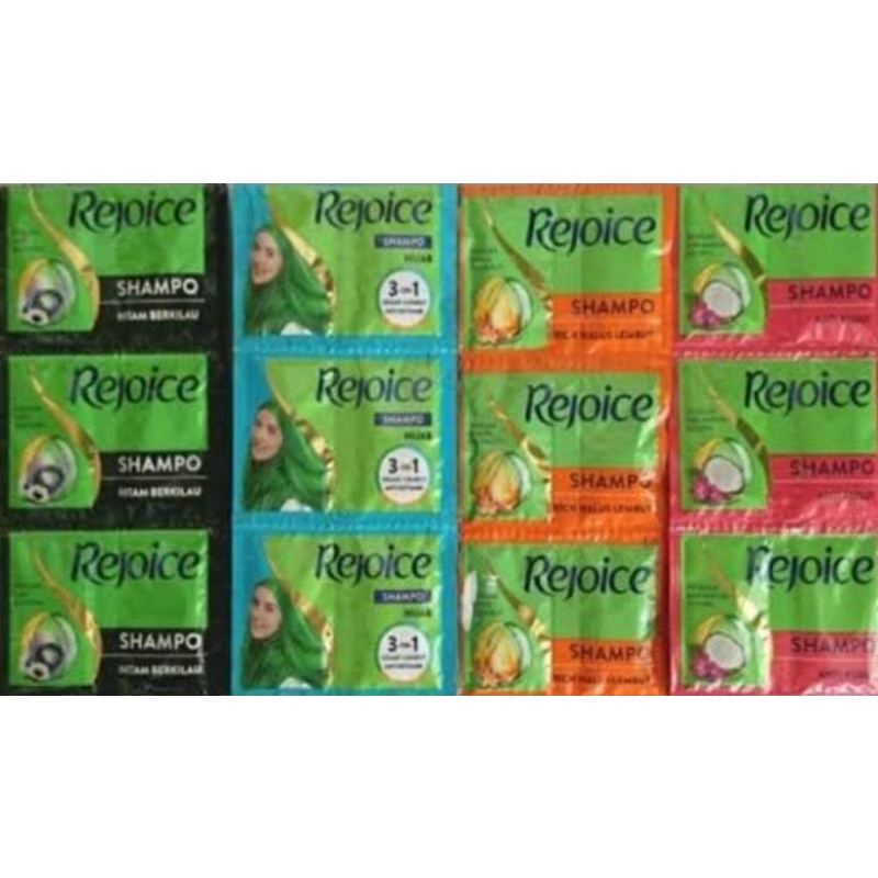 Jual Rejoice sampo renceng 3 in 1 isi 12 sachet ( persachet 10ml ...