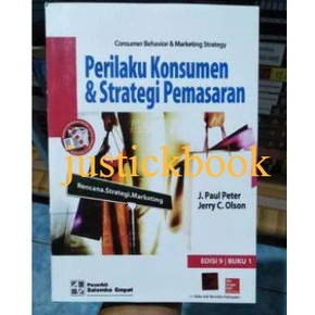 Jual perilaku konsumen & strategi pemasaran edisi 9 buku 1 J, Paul peter | Shopee Indonesia
