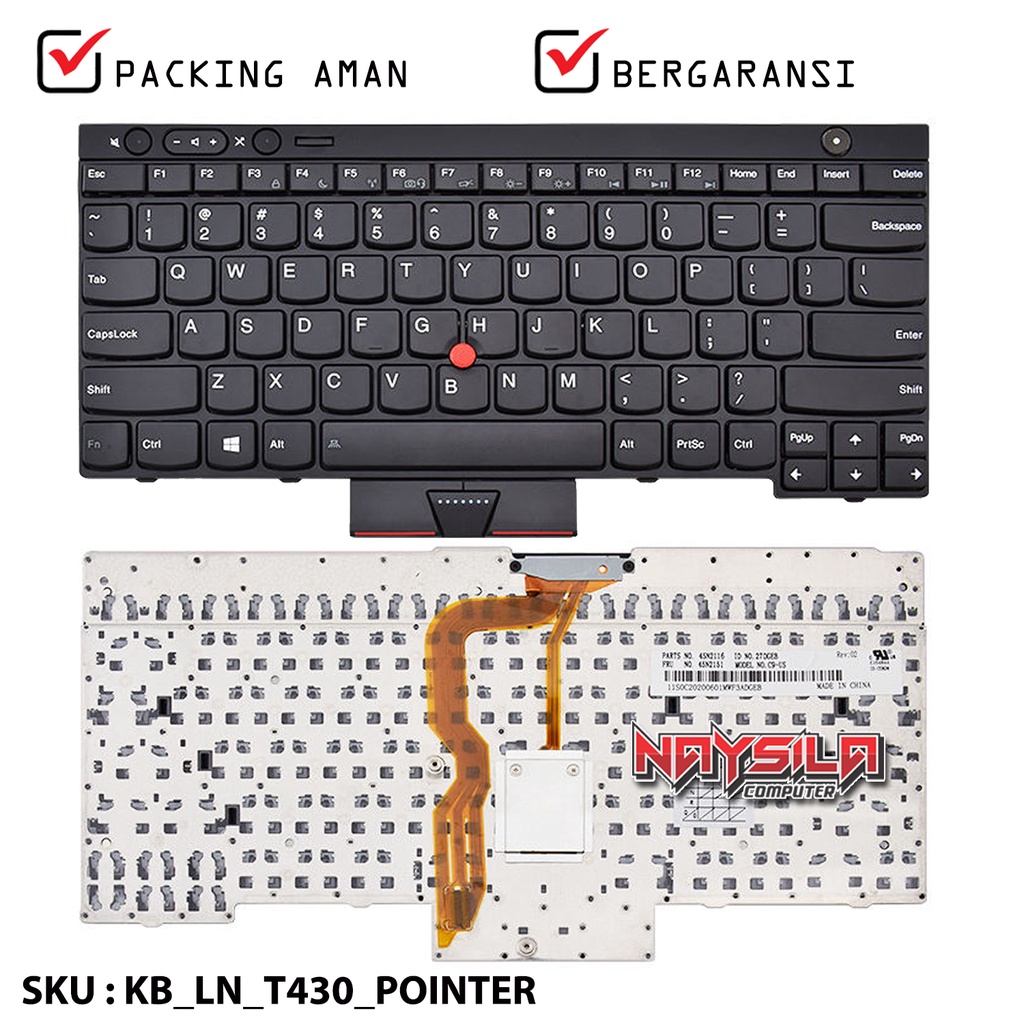 Jual Keyboard LENOVO IBM ThinkPad T430 T430S T430I T530 T530I W530 X230 ...