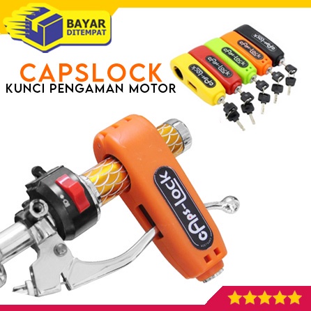 Jual Capslock Kunci Motor Griplock Gembok Pengaman Stang Motor Anti ...