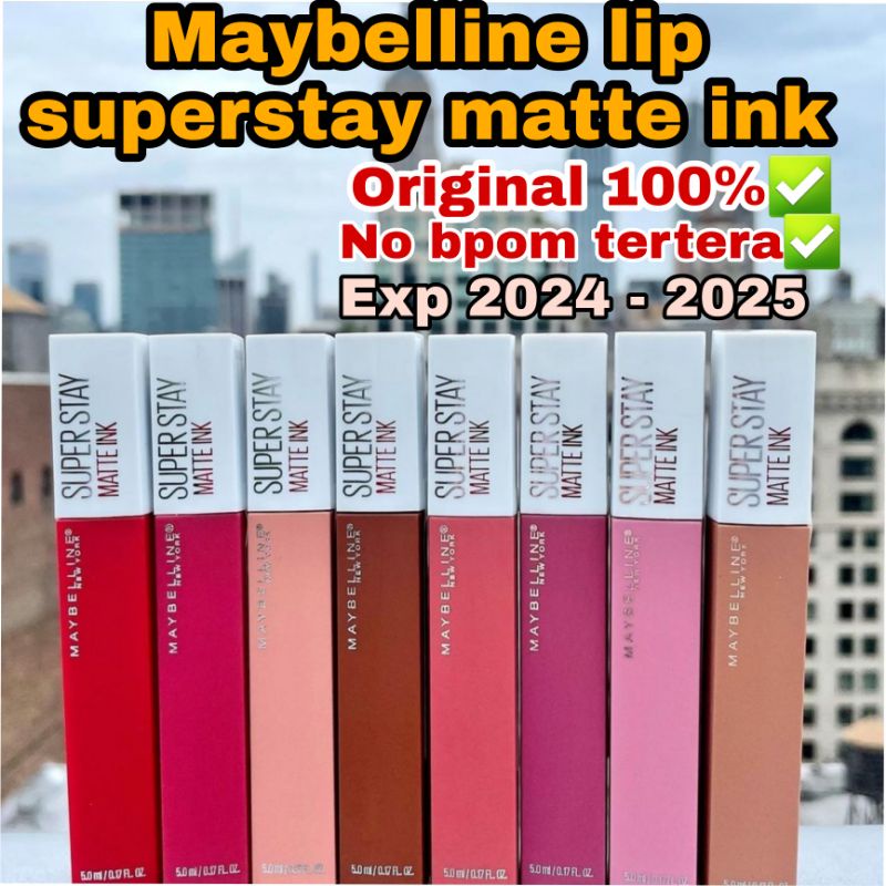 Jual (HARGA SEPESIAL PROMO)Maybelline SuperStay Matte TAHAN HINGGA 16 ...