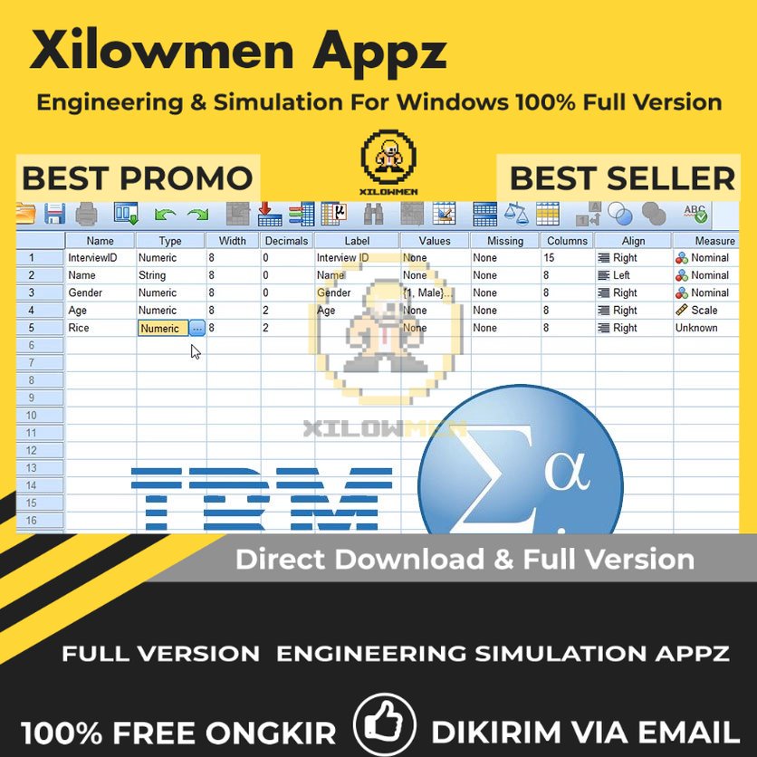 Jual Premium [Full Version] IBM SPSS Statistics Pro Engineering ...