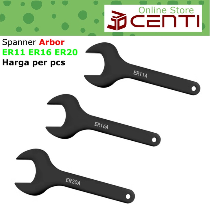Jual Spanner Arbor ER11 ER16 ER20 A Kunci Collet ER11A ER16A ER20A ...