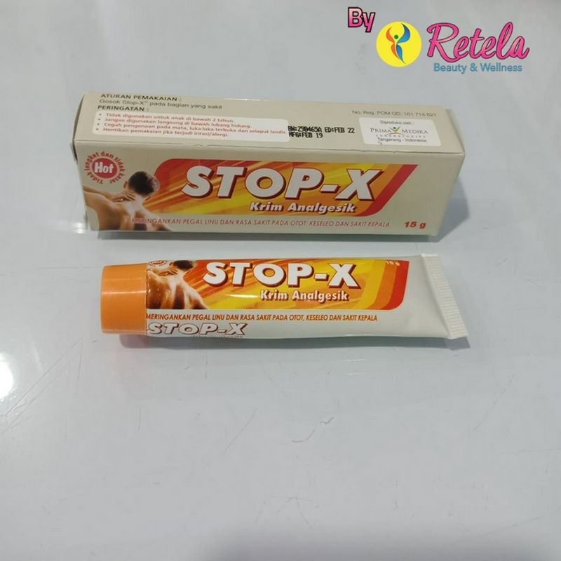 Jual STOP-X KRIM ANALGESIK 15GR | Shopee Indonesia