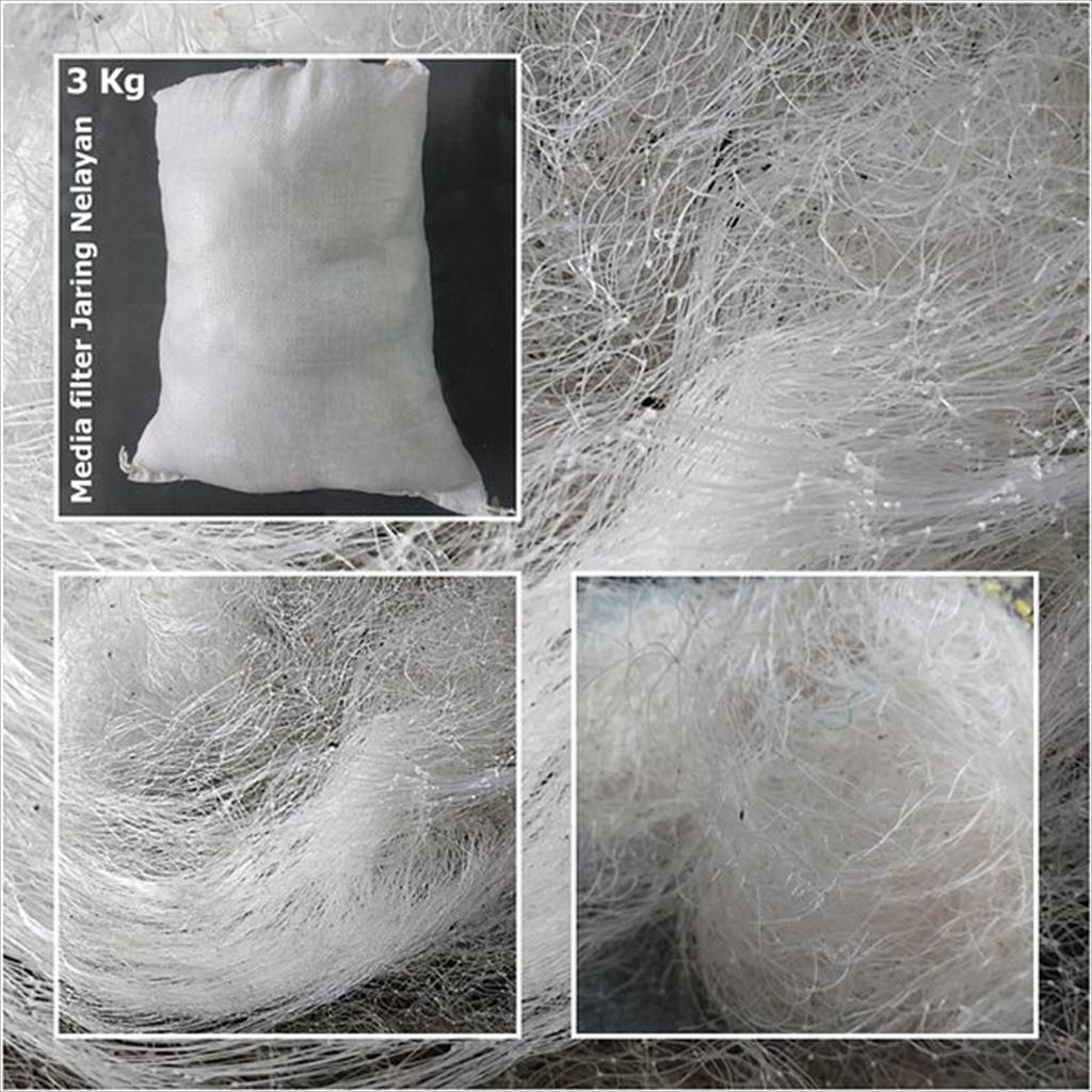 Jual Jaring Nelayan 3000 Gr / 3Kg Media Filter Aquarium Koi jaring ...