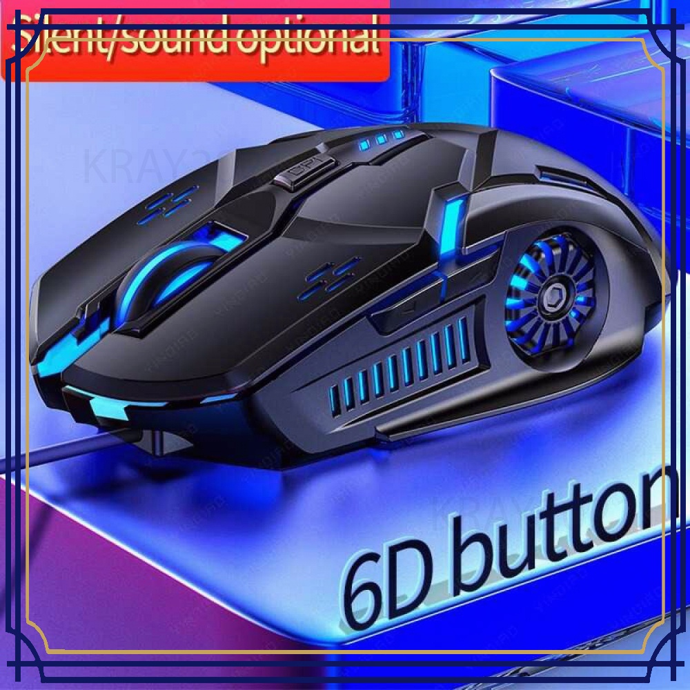 Jual Mouse Gaming LED RGB 3200 DPI Silent Version - G5 | Shopee Indonesia