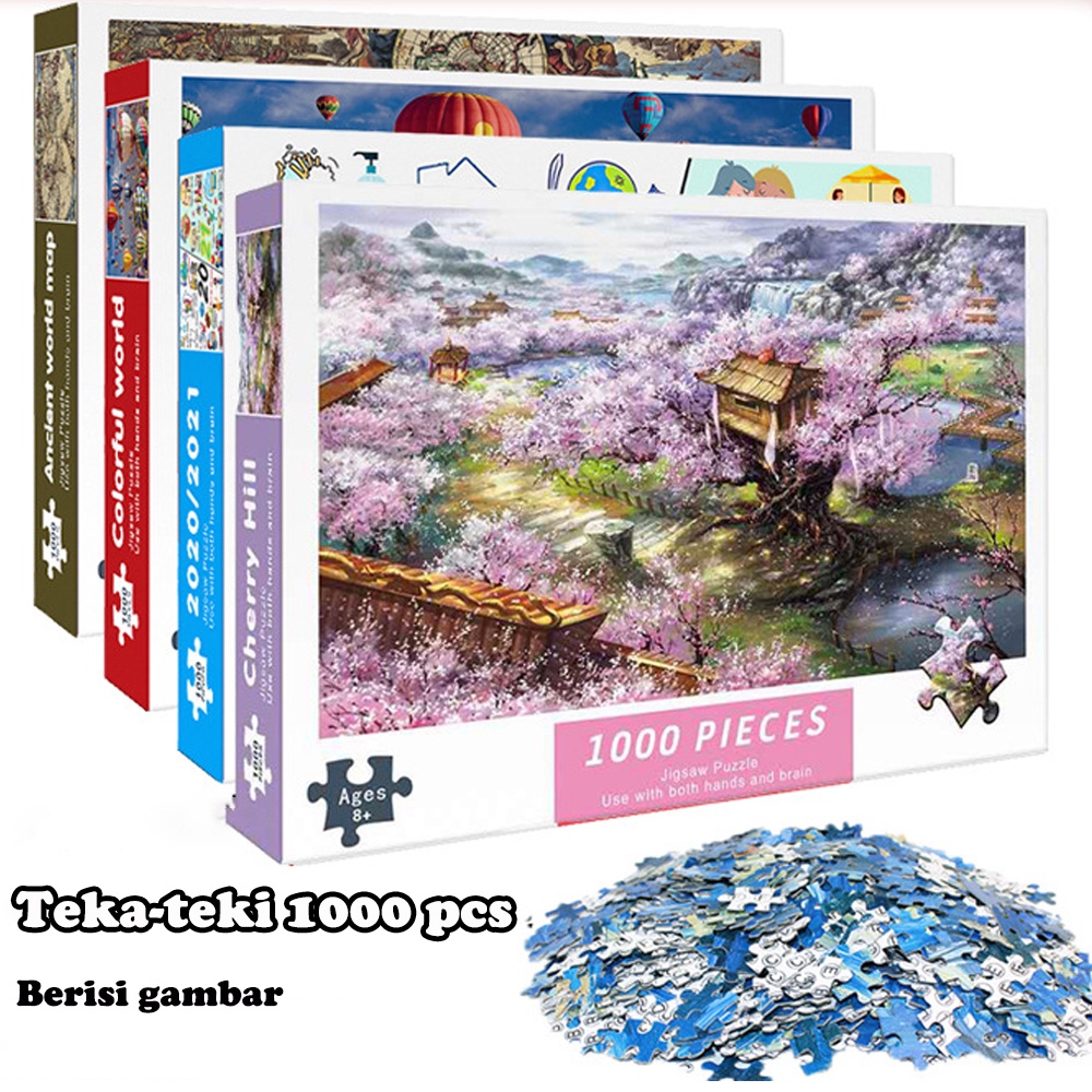 Jual Jigsaw Puzzle 1000pcs Paper Puzzle Gift Puzzle 50 X 75 Cm Puzzle ...