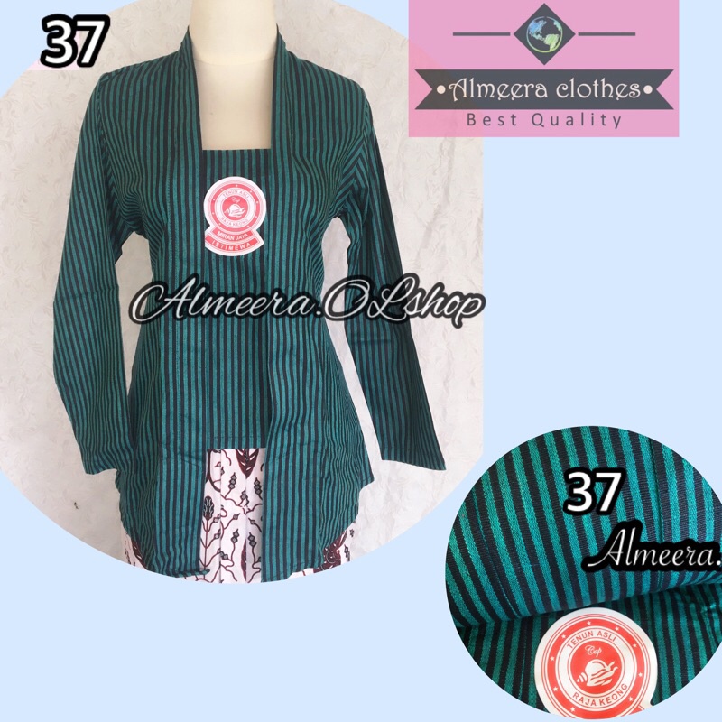 Jual Kebaya dan Sorjan Lurik Kebaya lurik raja keong istimewa baju jawa tradisional Lurik ...