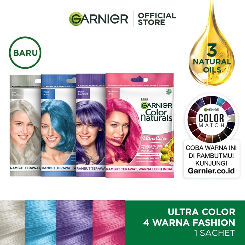 Jual [SACHET 30ML] GARNIER COLOR NATURALS - PASTEL COLOR | Semir Rambut ...