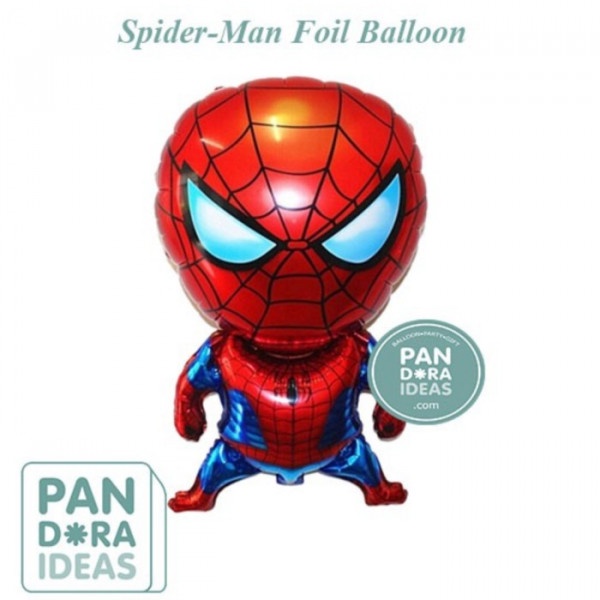 Jual Chibi Spider-Man Foil Balloon / Balon Foil Spiderman Chibi ...