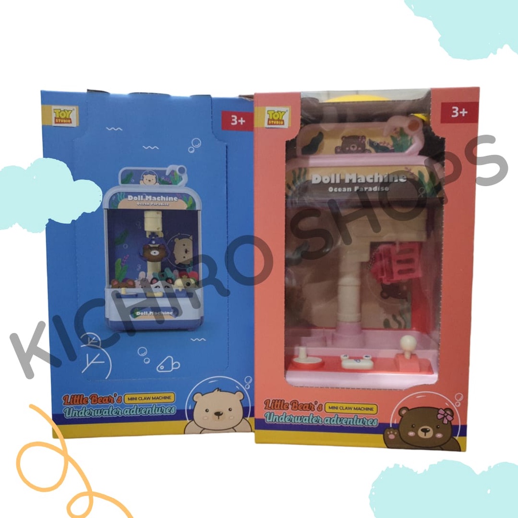 Jual Mainan Mesin Capit Boneka Doll Claw Machine - Kichiro Shops ...