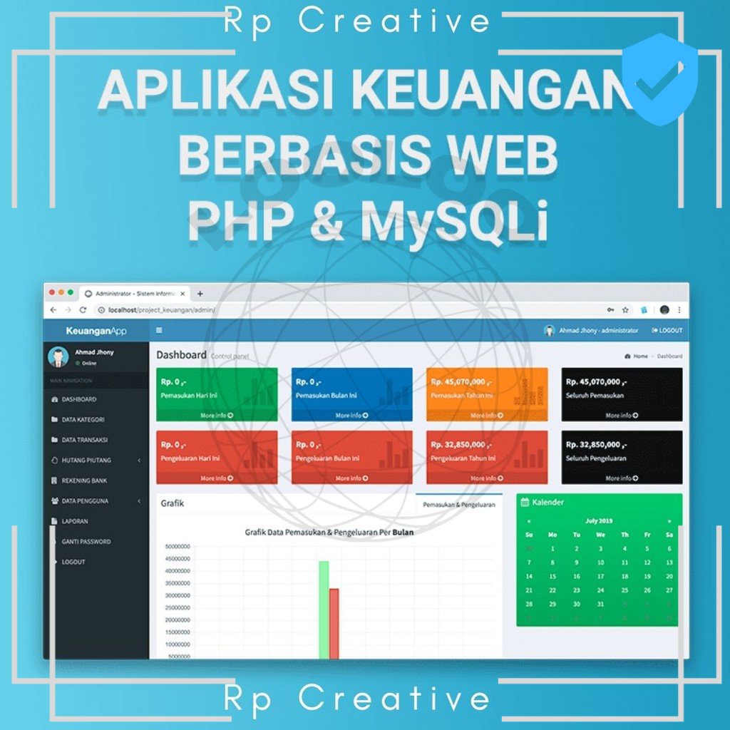 Jual Aplikasi Keuangan Berbasis Web Menggunakan PHP dan MySQLi MURAH BERGARANSI LOOLOO | Shopee ...