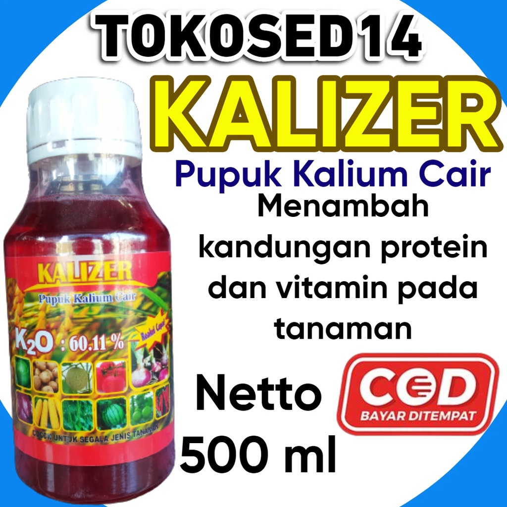 Jual Kalizer pupuk kalium cair kaliser k2O 60,11% peringkat tumbuh dan ...