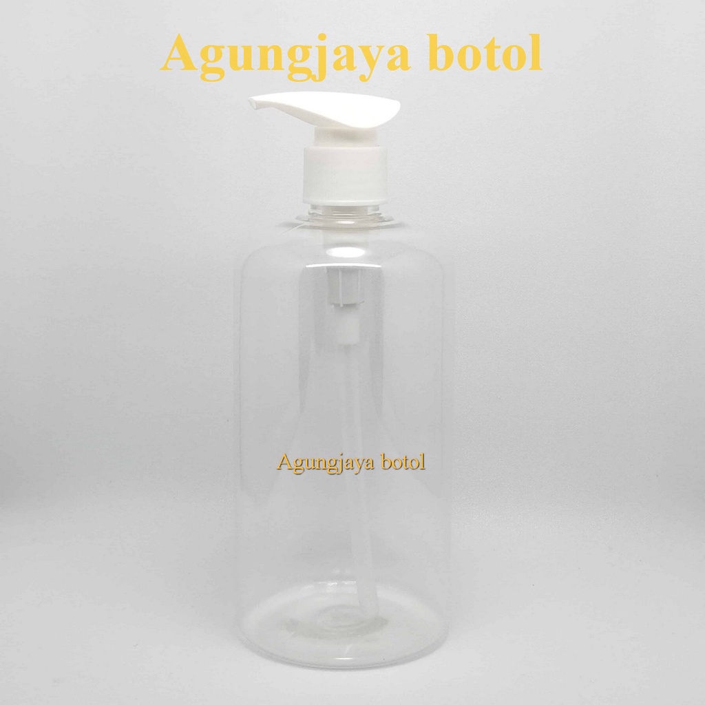 Jual Botol Handsanitizer 500 ml Natural Tutup Pump Lotion / Botol ...