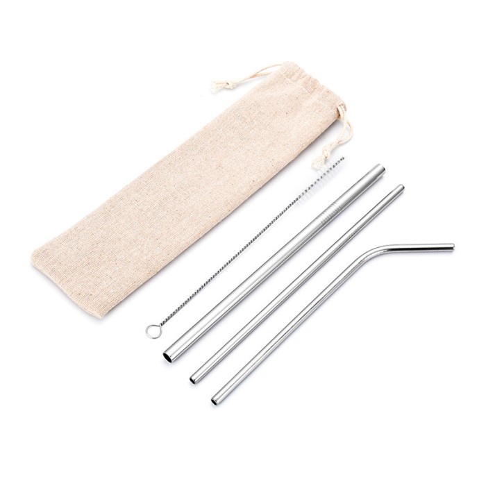 Jual Sedotan Stainless Besi Set 5in1 Anti Karat Food Grade | Shopee ...