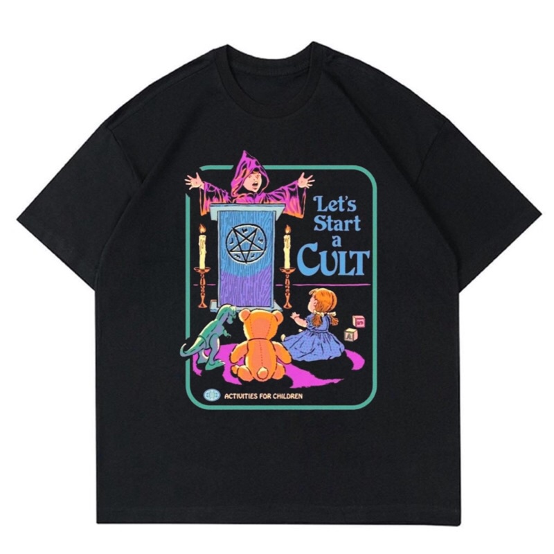 Jual KAOS ACTIVITIES FOR CHILDREN - LETS START A CULT | T-SHIRT ...