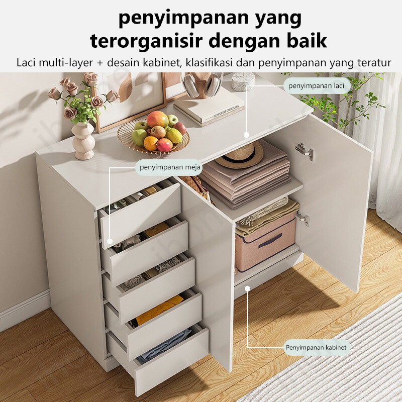 Jual Lemari Laci Kayu Chest Drawer Minimalis Lemari Penyimpanan Lemari ...